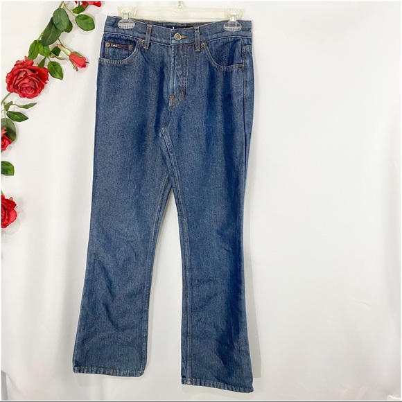 lei | Jeans | 32 Lei Metallic Blue High Rise Bootcut Jeans | Poshmark